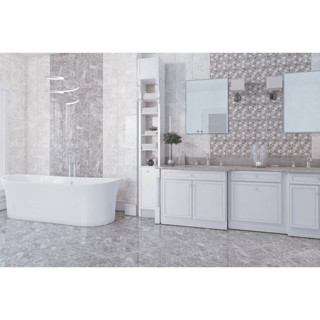 Gresie Eleganza Terra 60x120 cm ZG01, maro inchis, finisaj mat, model ...